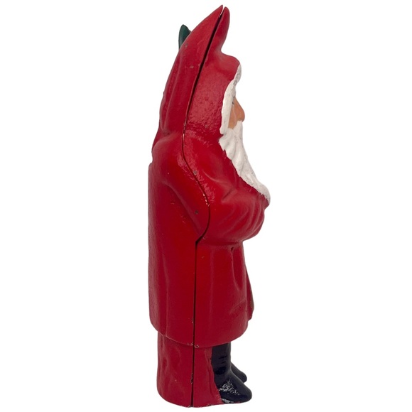 Holiday | Vintage Cast Iron Still Bank Santa Claus Original Christmas ...